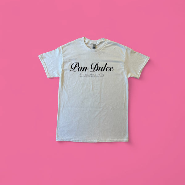 Pan Dulce Logo Short Sleeve T-Shirt - White – Pan Dulce Skateboards